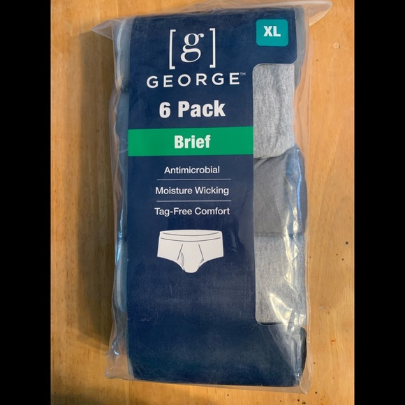 George | Underwear & Socks | 6pack Of George Brief | Poshmark